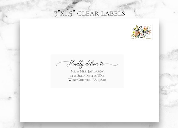 Print Address Labels For Wedding Invitations Wedding Address Stickers