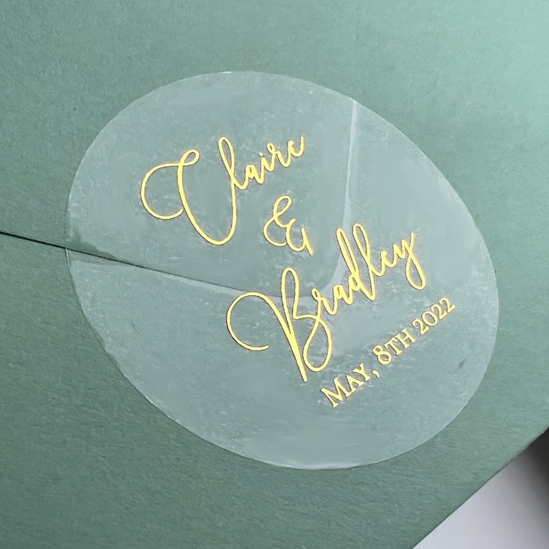 Personalized Gold Stickers - Etsy