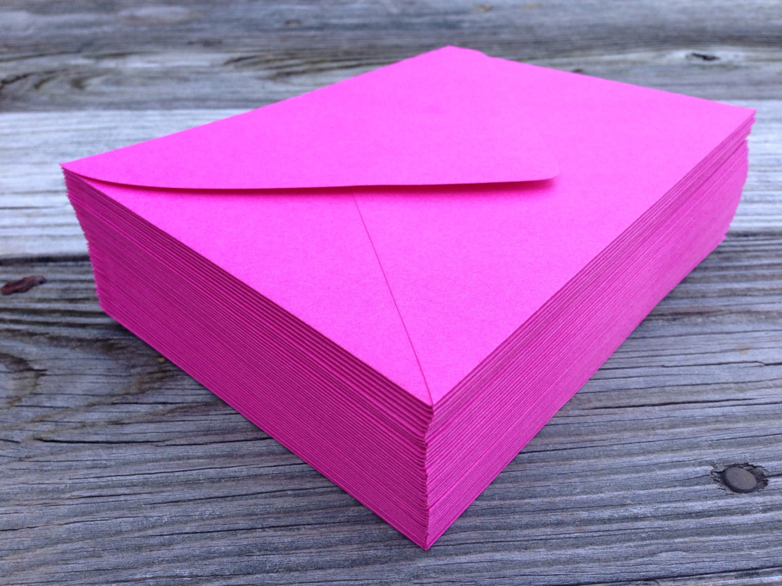 25 Fuchsia A7 Envelopes Hot Pink Magenta Envelopes A7 or | Etsy