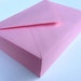 25 Pink A7 Envelopes, Baby Pink Envelope, Pointed Flap, 5x7 Pink ...
