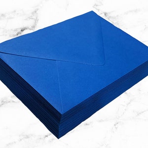 25 Royal Blue A7 Envelopes,royal A1 Envelopes, Boy Birthday Party ...