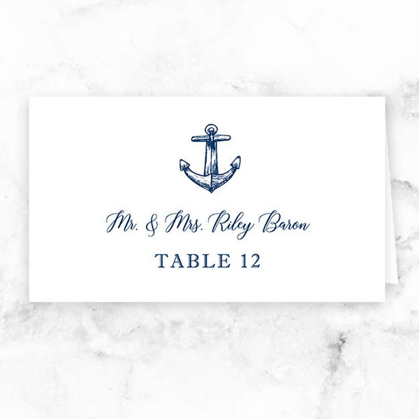 Nautical Place Cards - Etsy