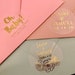 2" Surprise Party Envelope Sticker Label - Real Foil - Gold - Rose Gold ...
