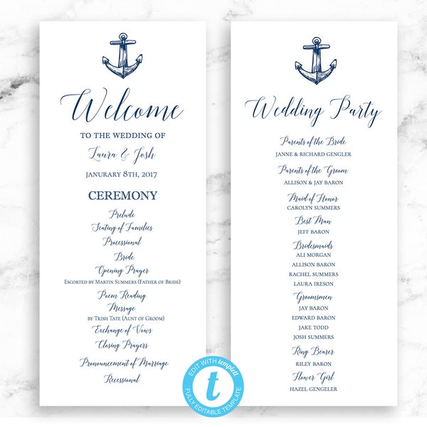 Anchor Wedding Invitations - Etsy