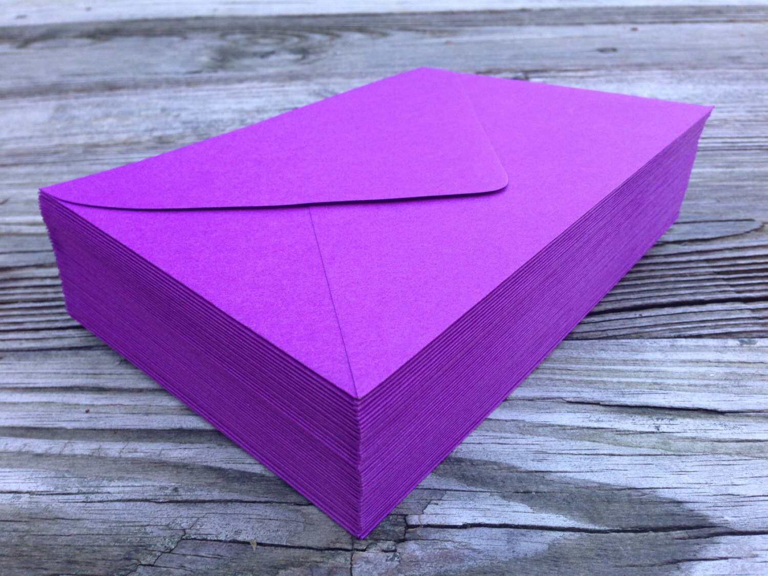 25 A7 Purple Envelope,royal Purple, Beet Purple, Pointed Flap Euro ...