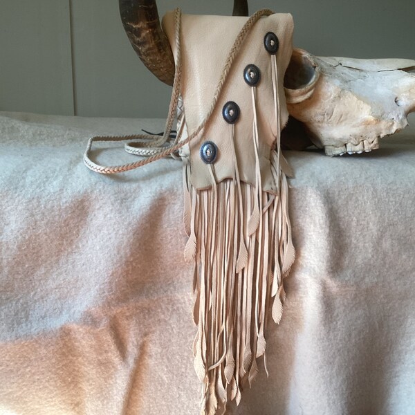 Buckskin Leather Bag - Etsy