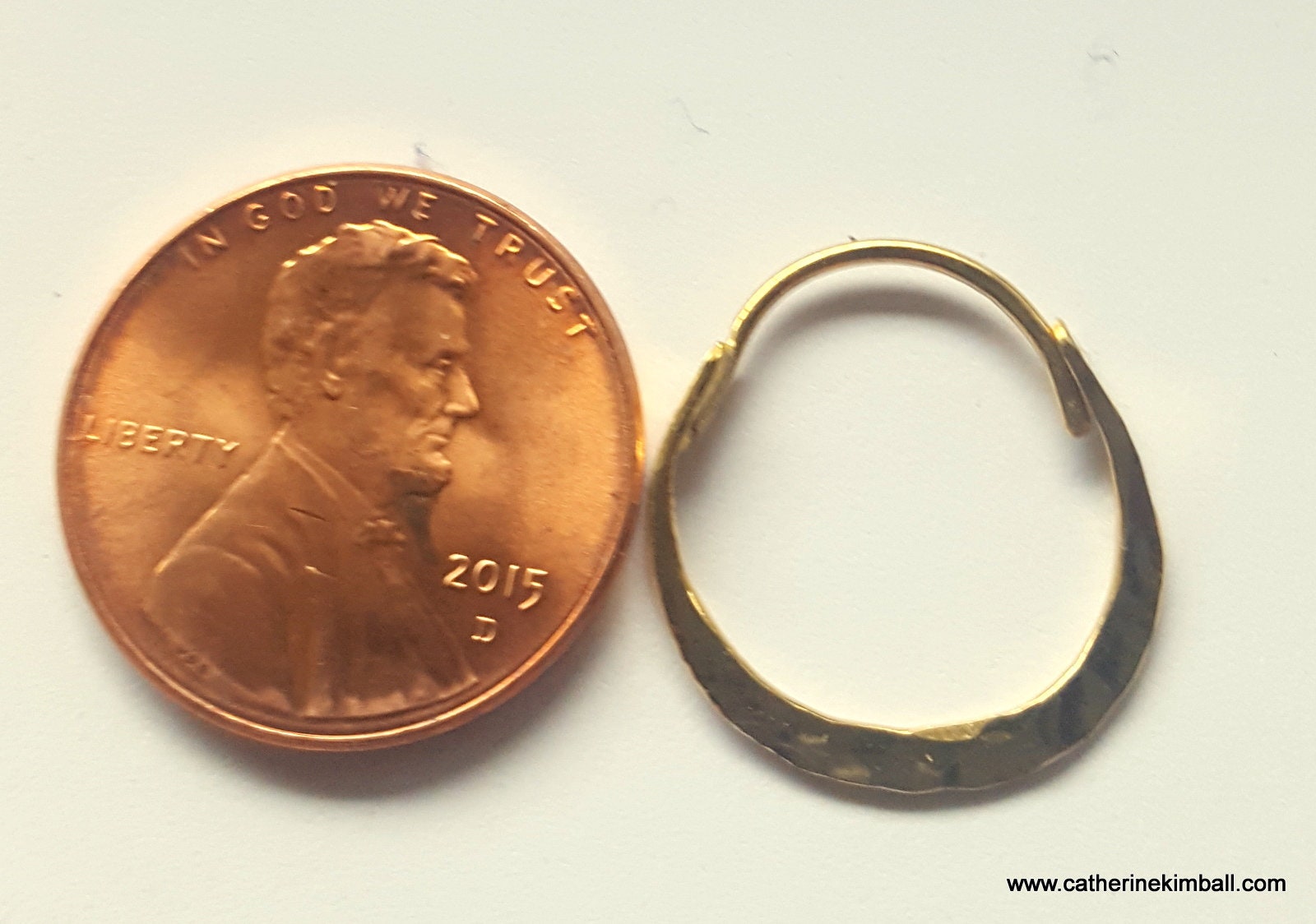 24K Solid Gold Hammered Hoops. Rustic, Rough Finish, Pure 24K Gold ...