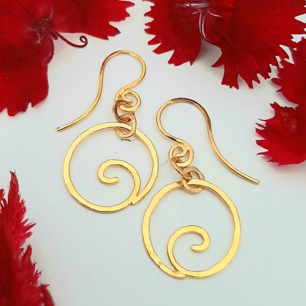 24k Gold Earrings - Etsy