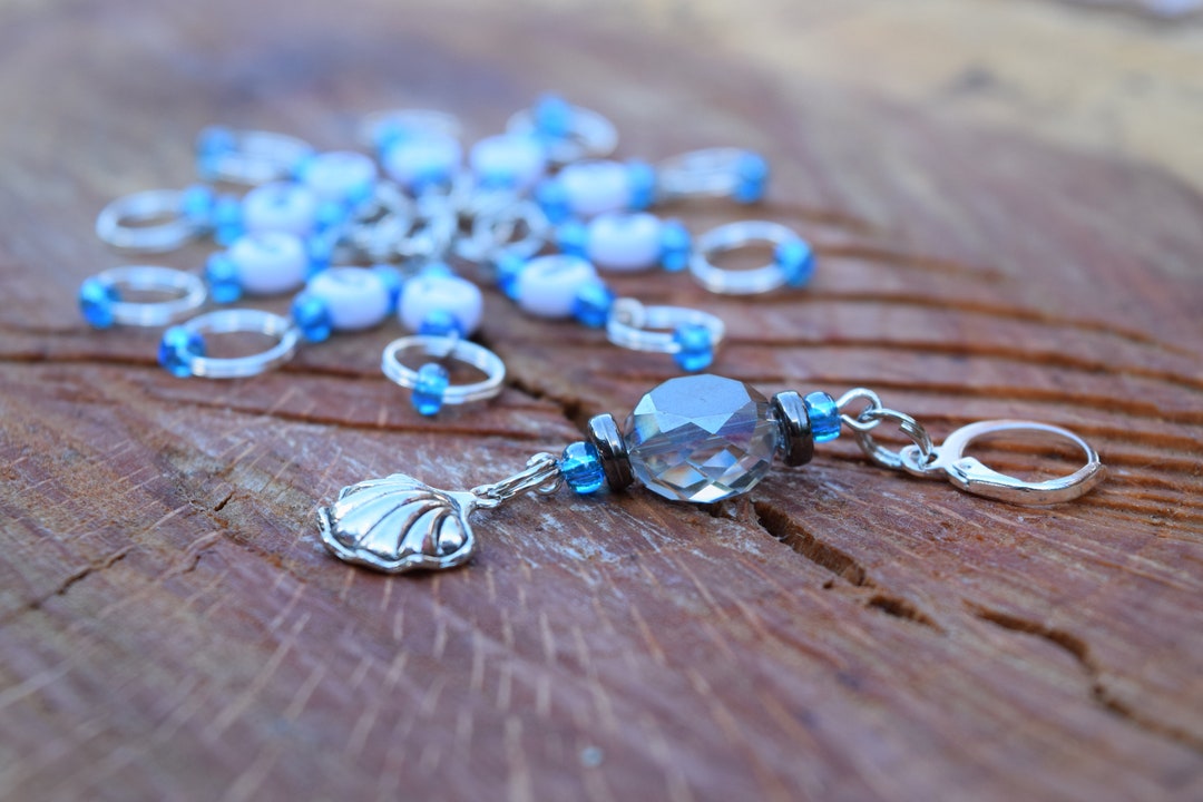 Beaded Knitting Row Counter: 1-100 Round Chain Style With Lever Lock ...