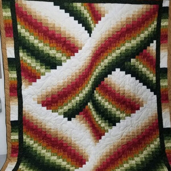 Bargello Quilt - Etsy