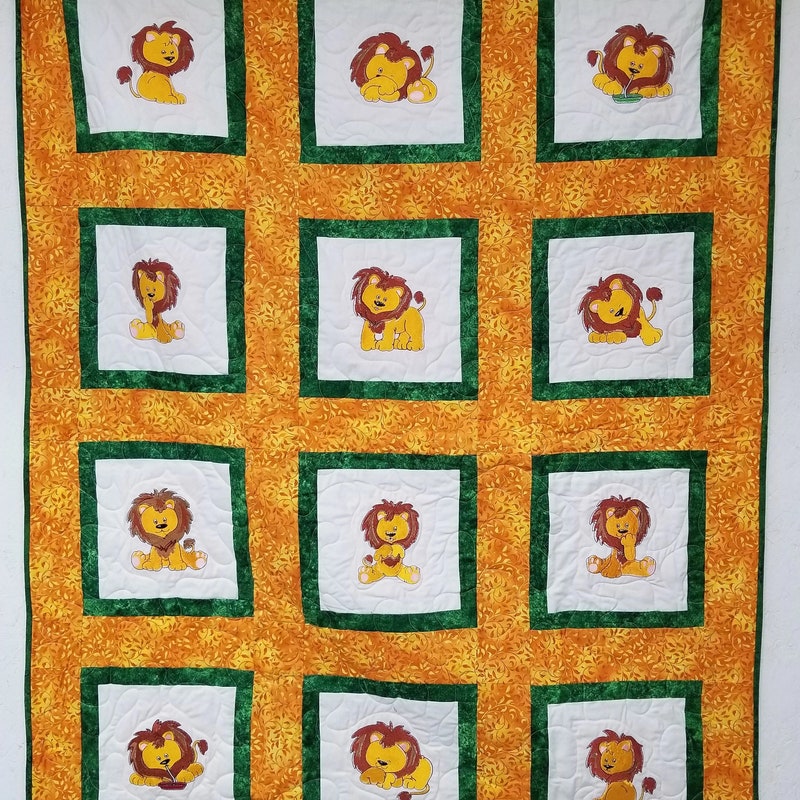 Lion Quilt - Etsy