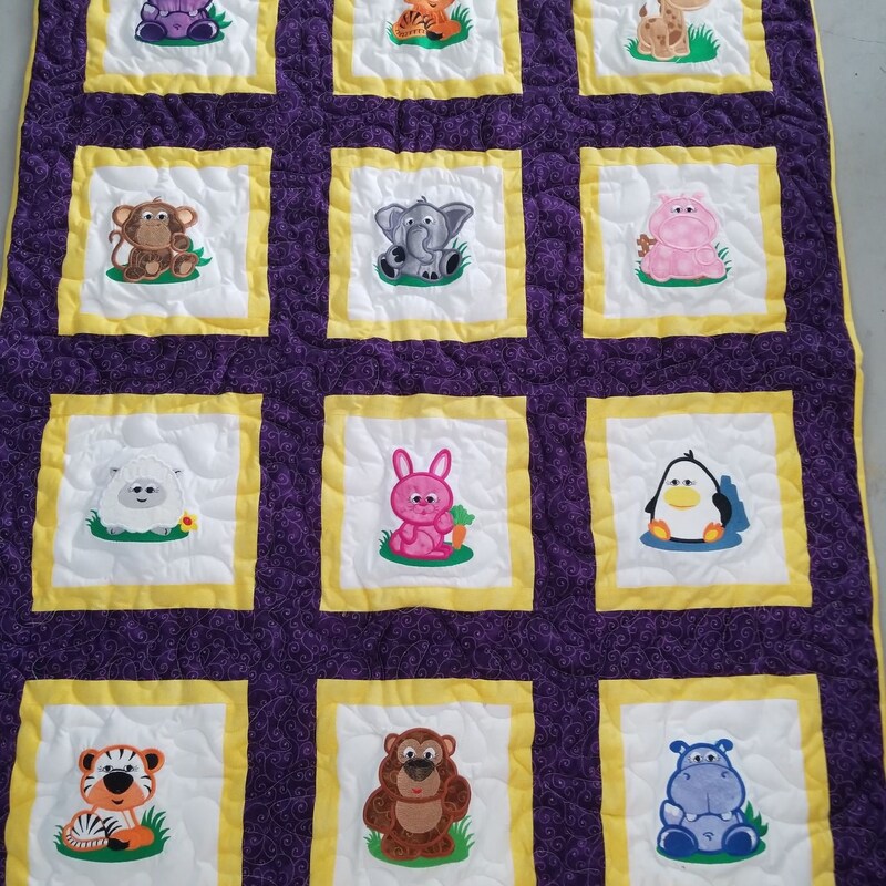 Baby Zoo Animal Quilt Pattern - Etsy