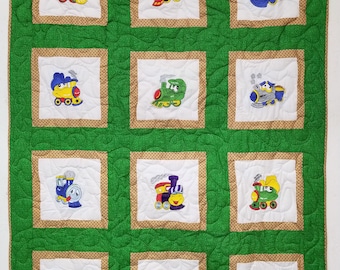 Thomas the Train Quilt - Etsy