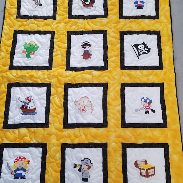 Pirate Quilt - Etsy