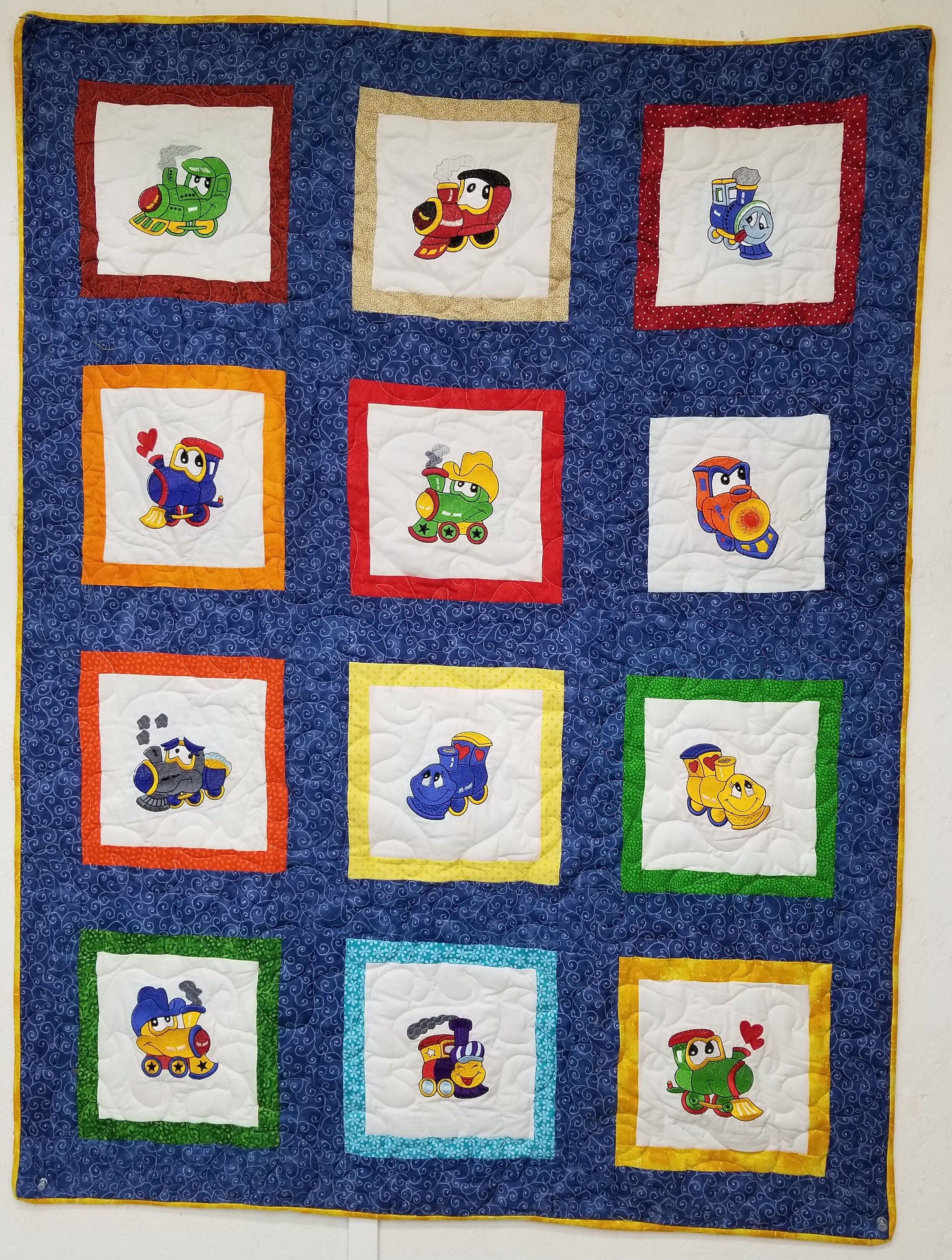 Train 41x53 Baby or Kid Quilt Thomas the Train - Etsy