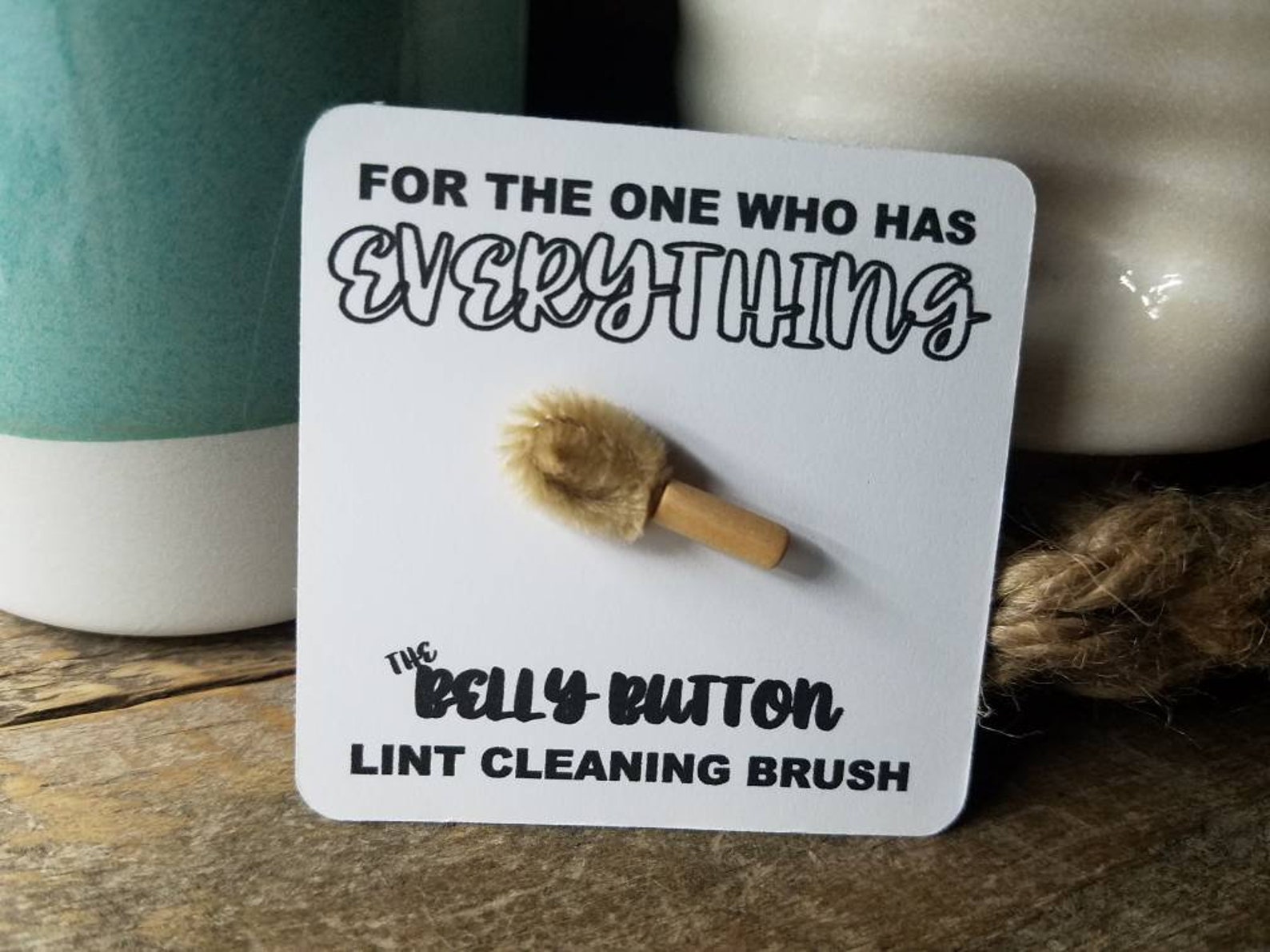 Belly Button Lint Cleaner Brush | Stocking Stuffer Gag Gift | Novelty ...