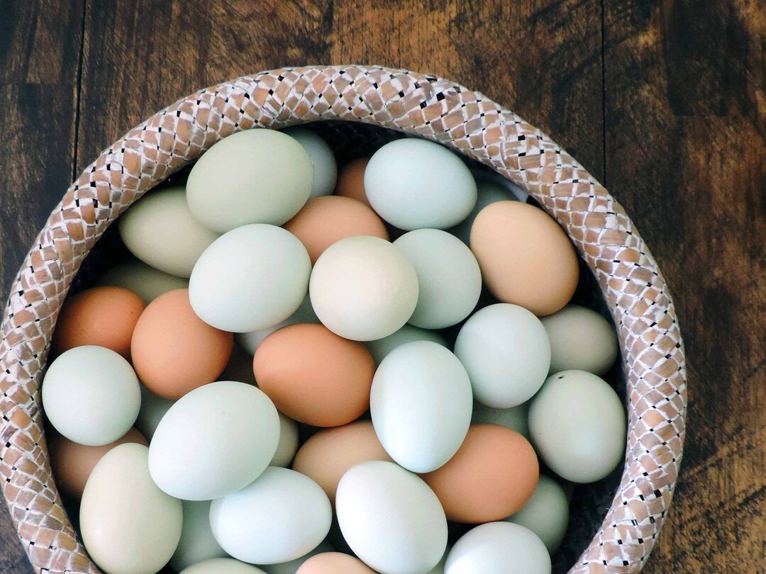 Hand Blown Easter Eggs | Light Mix | Farmhouse Kitchen Home Decor ...