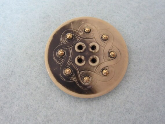 Large Antique Sewing Button Victorian Celluloid Sew - Etsy