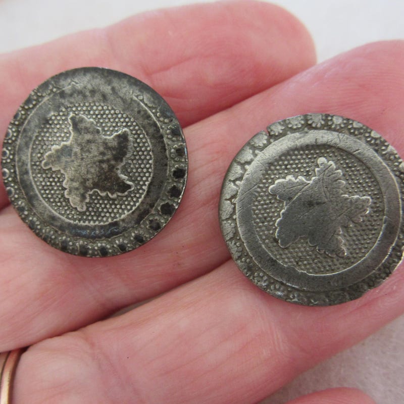 Pewter Buttons - Etsy