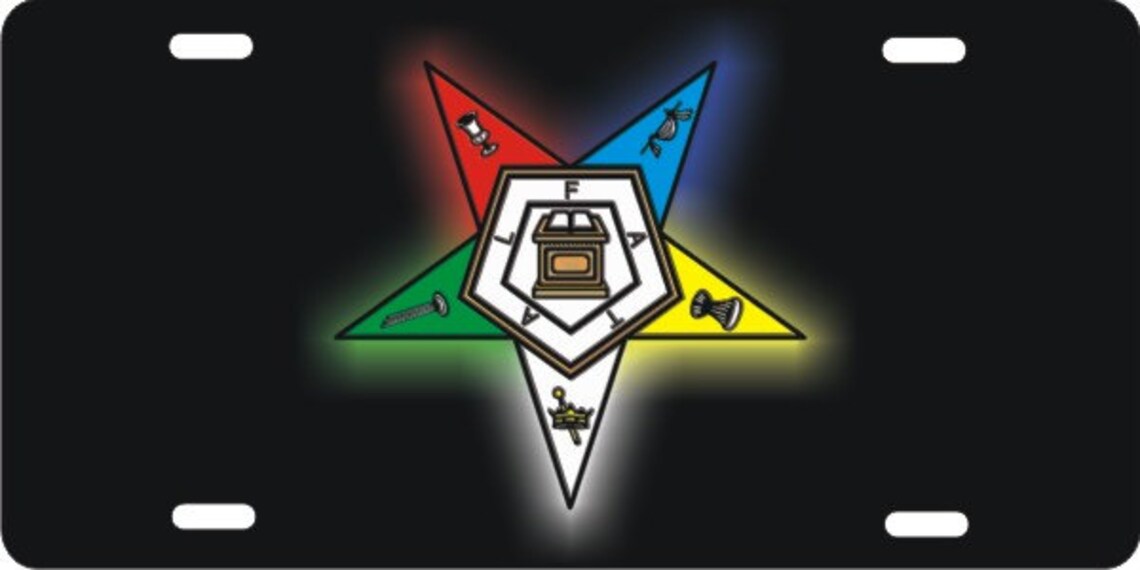 Order of the Eastern Star License Plate - Custom Personalized Car Tag ...