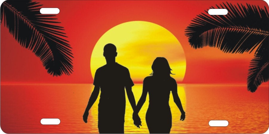 Couple Holding Hands Personalized Custom Novelty Front License Plates ...
