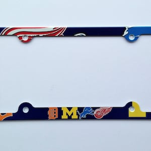 Detroit Sport Teams License Plate Frame Decorative Plate Holder - Etsy