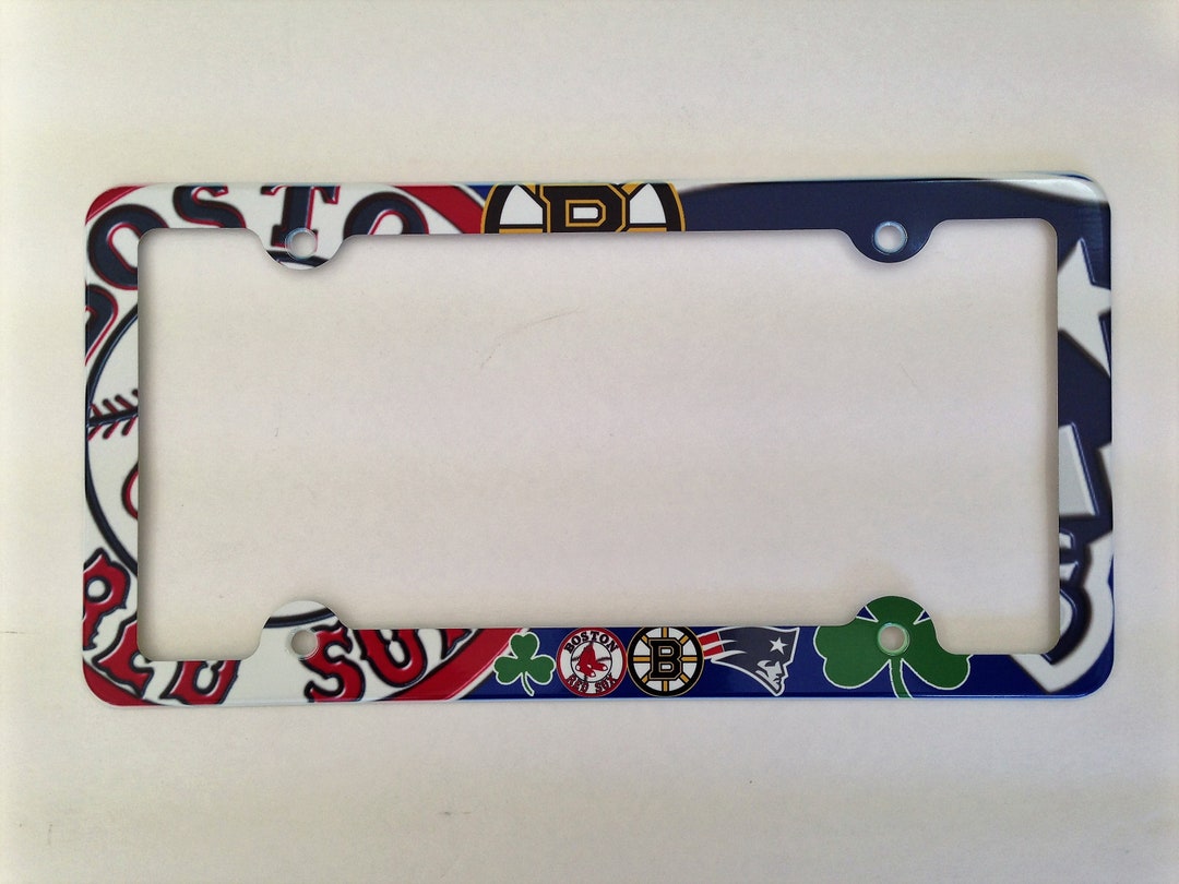 Boston Sport Teams License Plate Frame Decorative Plate Holder - Etsy