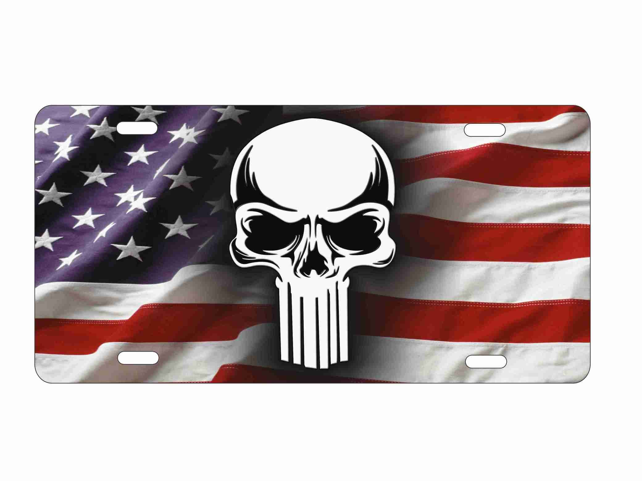 Skull License Plates