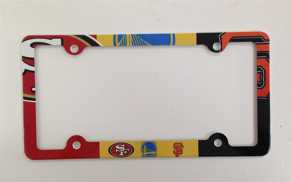 San Fransisco Sport Teams License Plate Frame Decorative Plate - Etsy