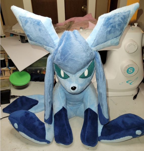 Glaceon Plush Pokemon - Etsy
