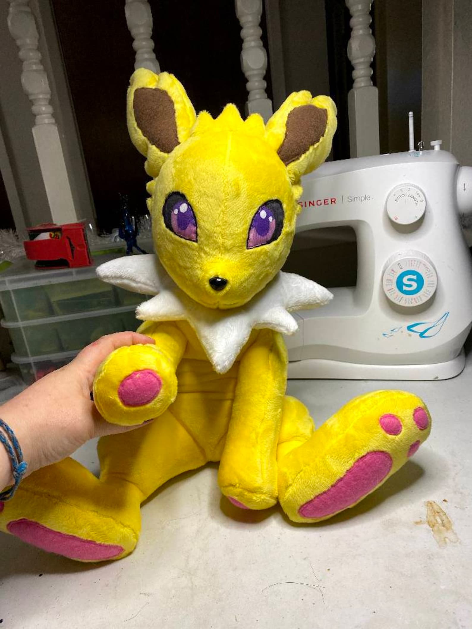 Jolteon Plush Pokemon - Etsy