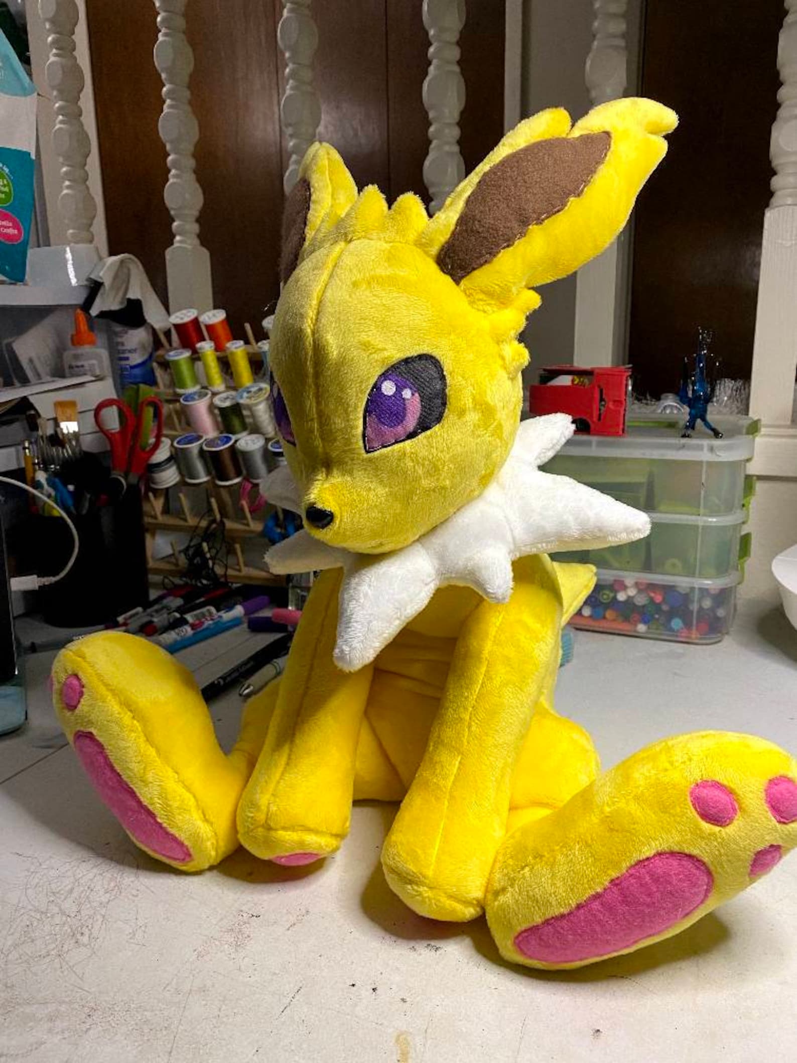 Jolteon Plush Pokemon - Etsy