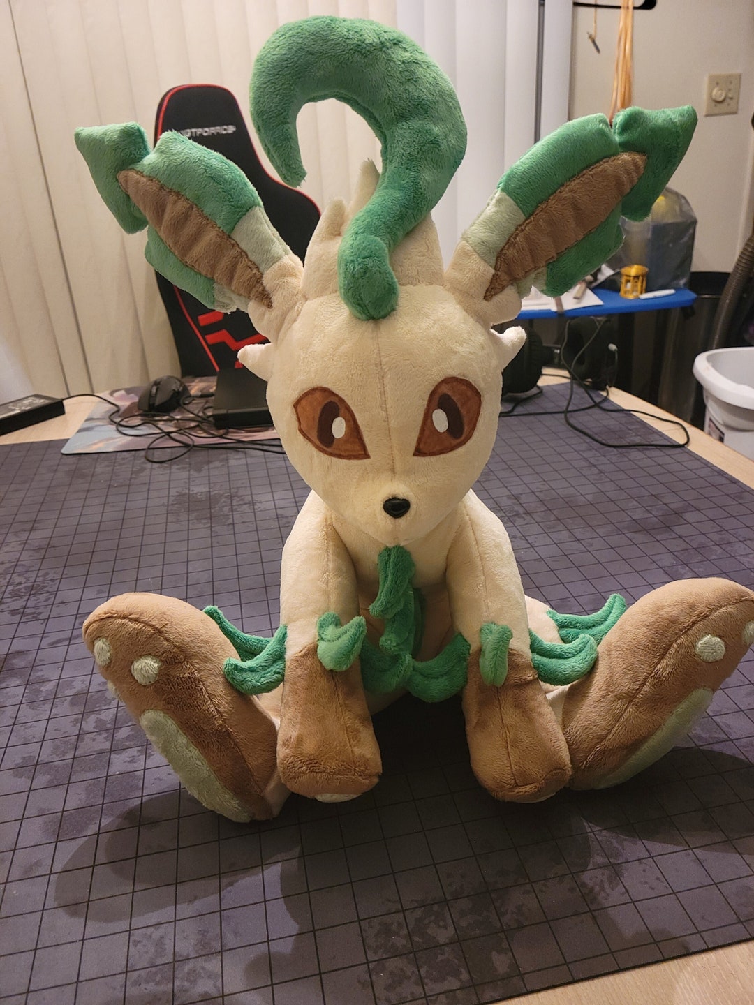 Leafeon Plush Pokemon - Etsy