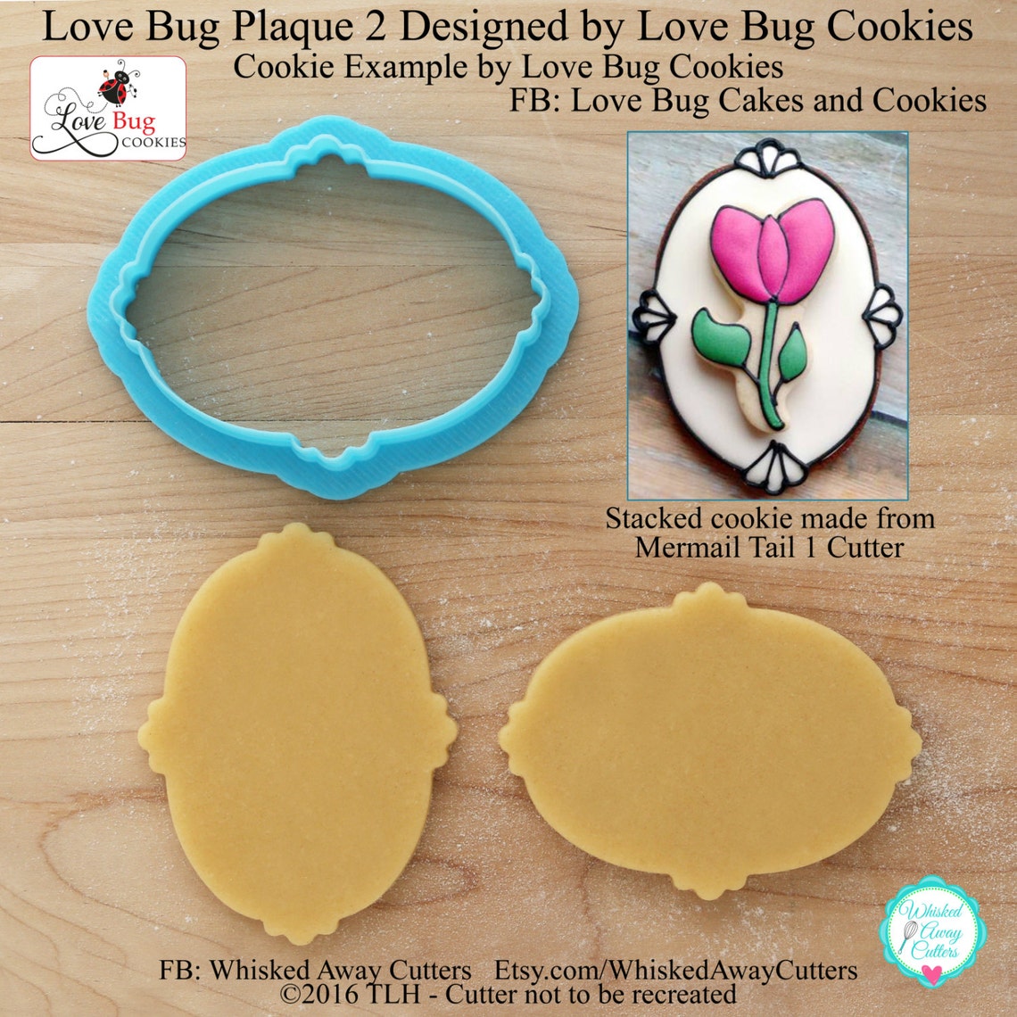 Love Bug Plaque 2 Designed by Love Bug Cookies - Etsy