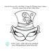 Mardi Gras Mask 2 Cookie Cutter & New Year's Mask 2 Cookie Cutter ...