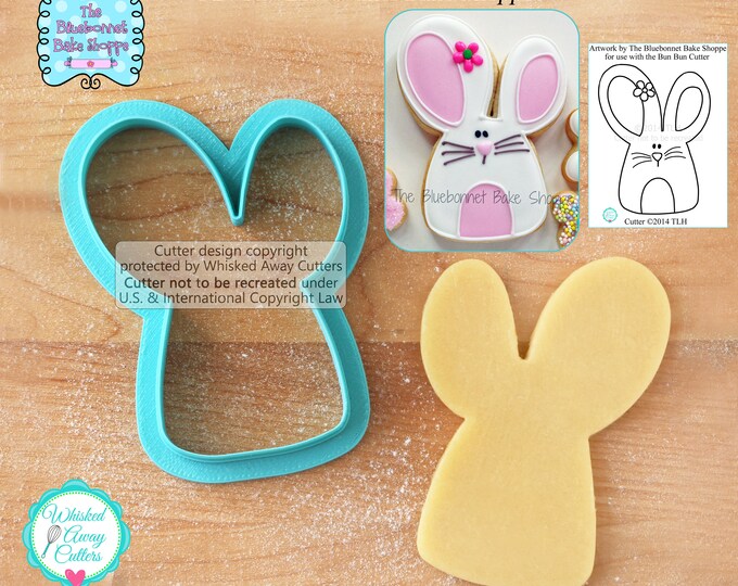 Bun Bun Cookie Cutter and Fondant Cutter - Etsy