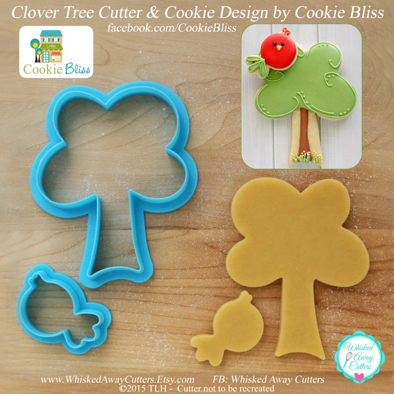 Tree Cookie Cutters and Fondant Cutters by Cookie Bliss - Etsy