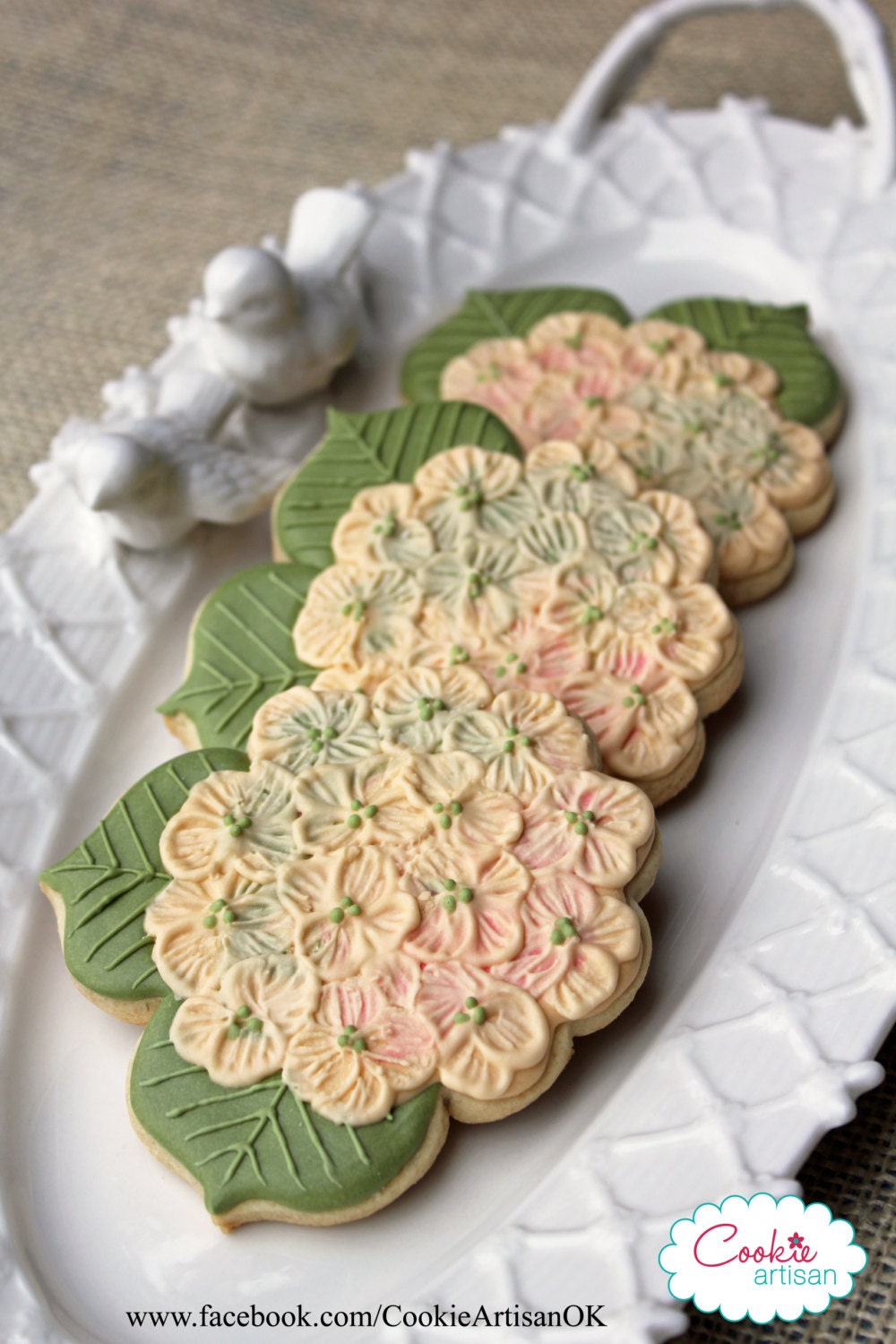 Hydrangea Cookie Cutter & Fondant Cutter by the Cookie Artisan | Etsy