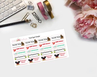 Travel Agent Stickers | Etsy