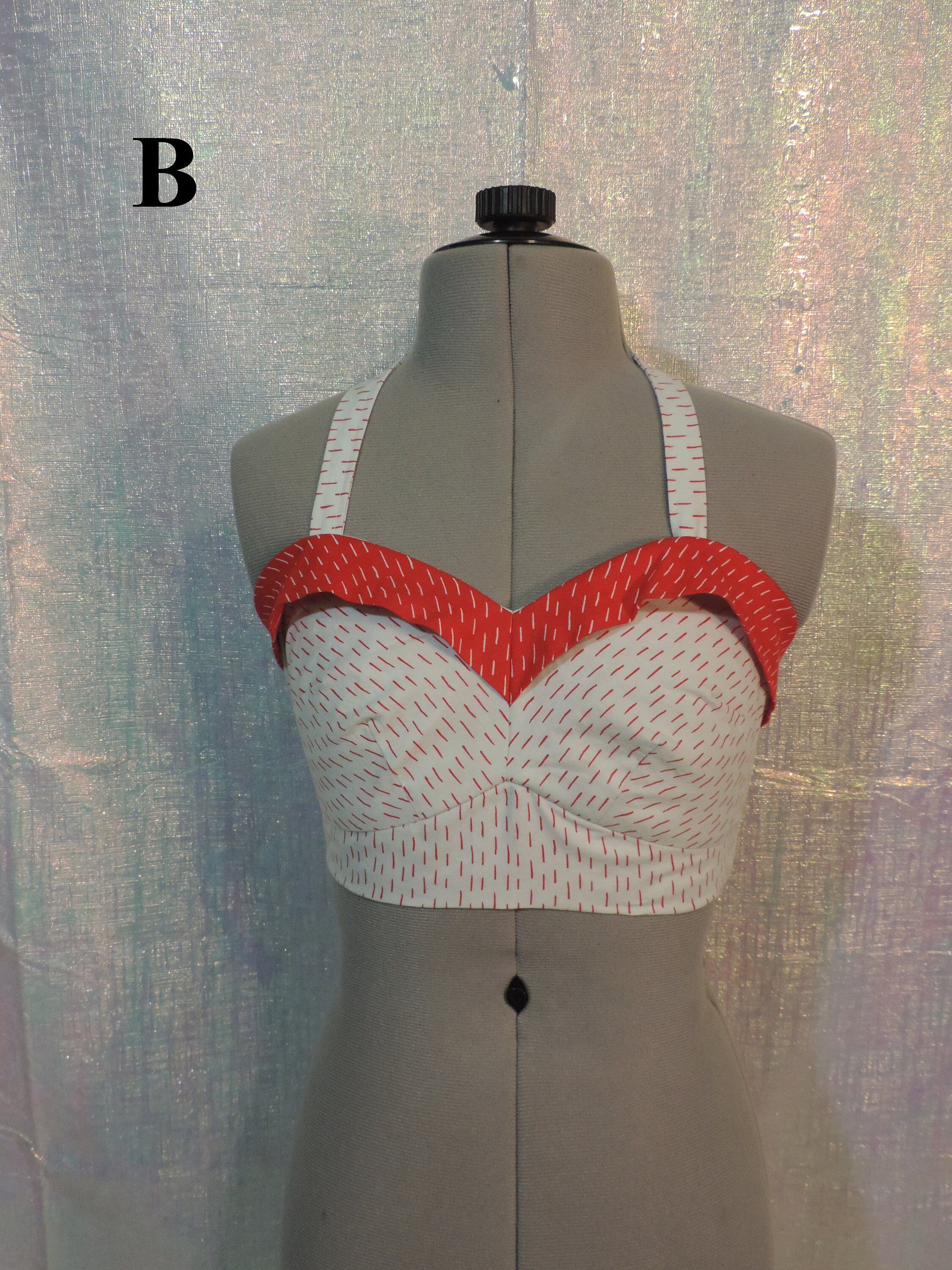 Multiple 1950s Style Halter Bra Crop tops Size 29.5 | Etsy