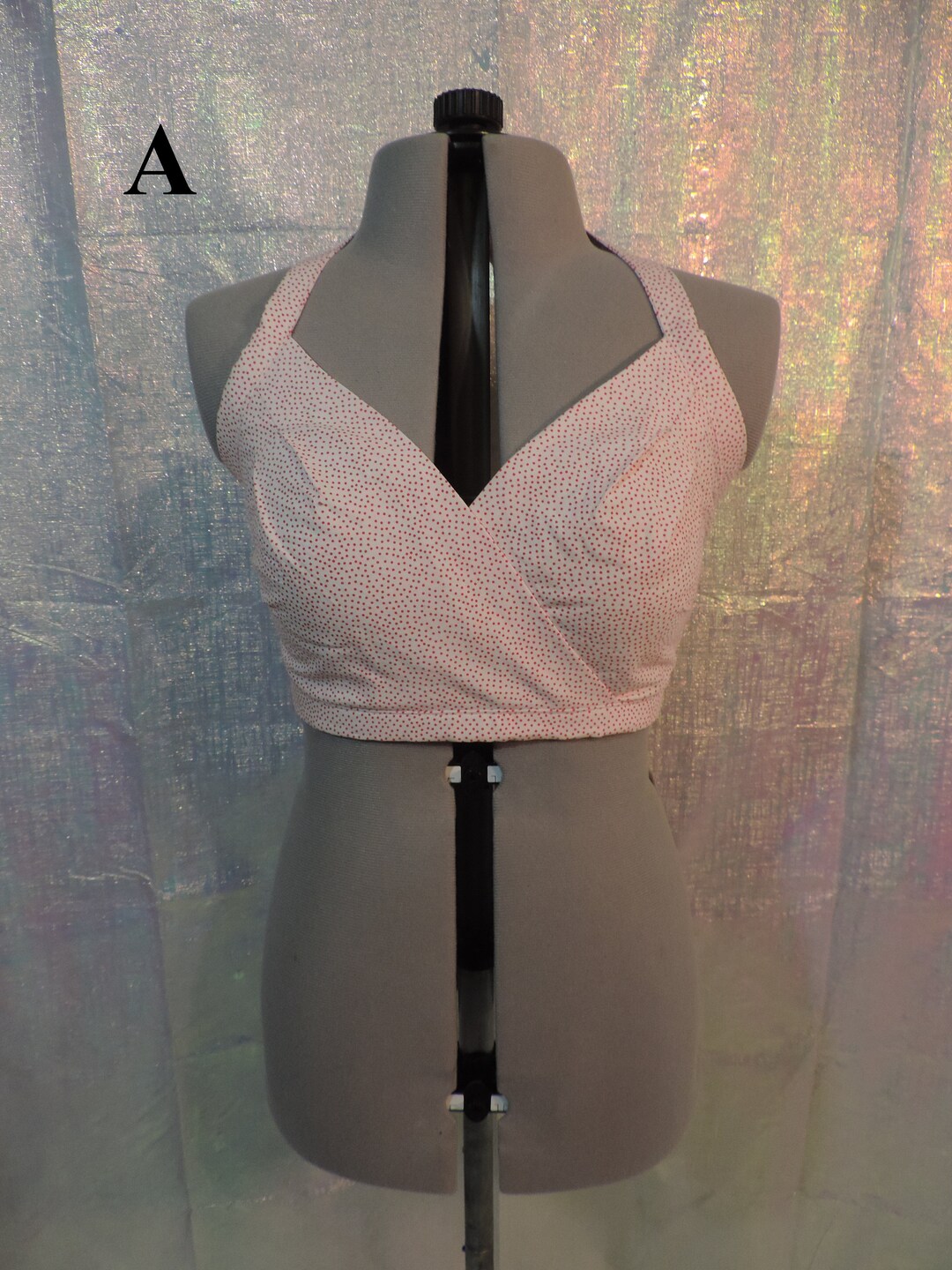 Multiple 1950s Style Bra Halter Crop Top 34" Bust - Etsy