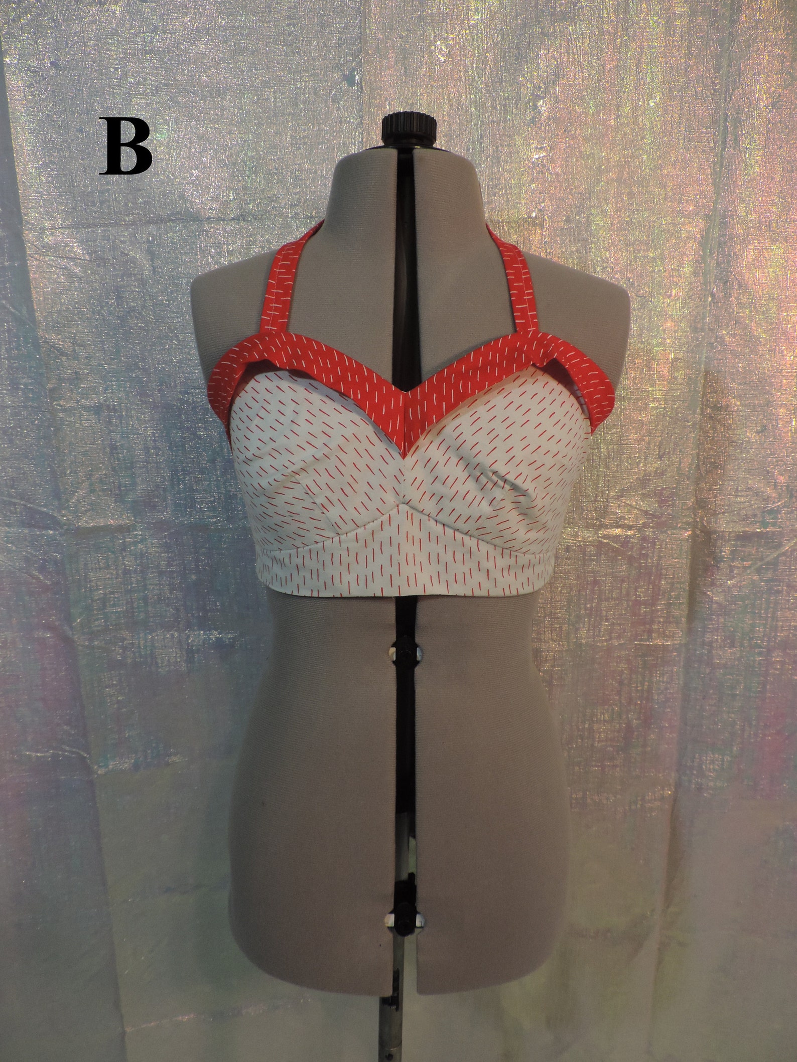 Multiple 1950s Style Bra Halter Crop Top 32.5 Bust | Etsy
