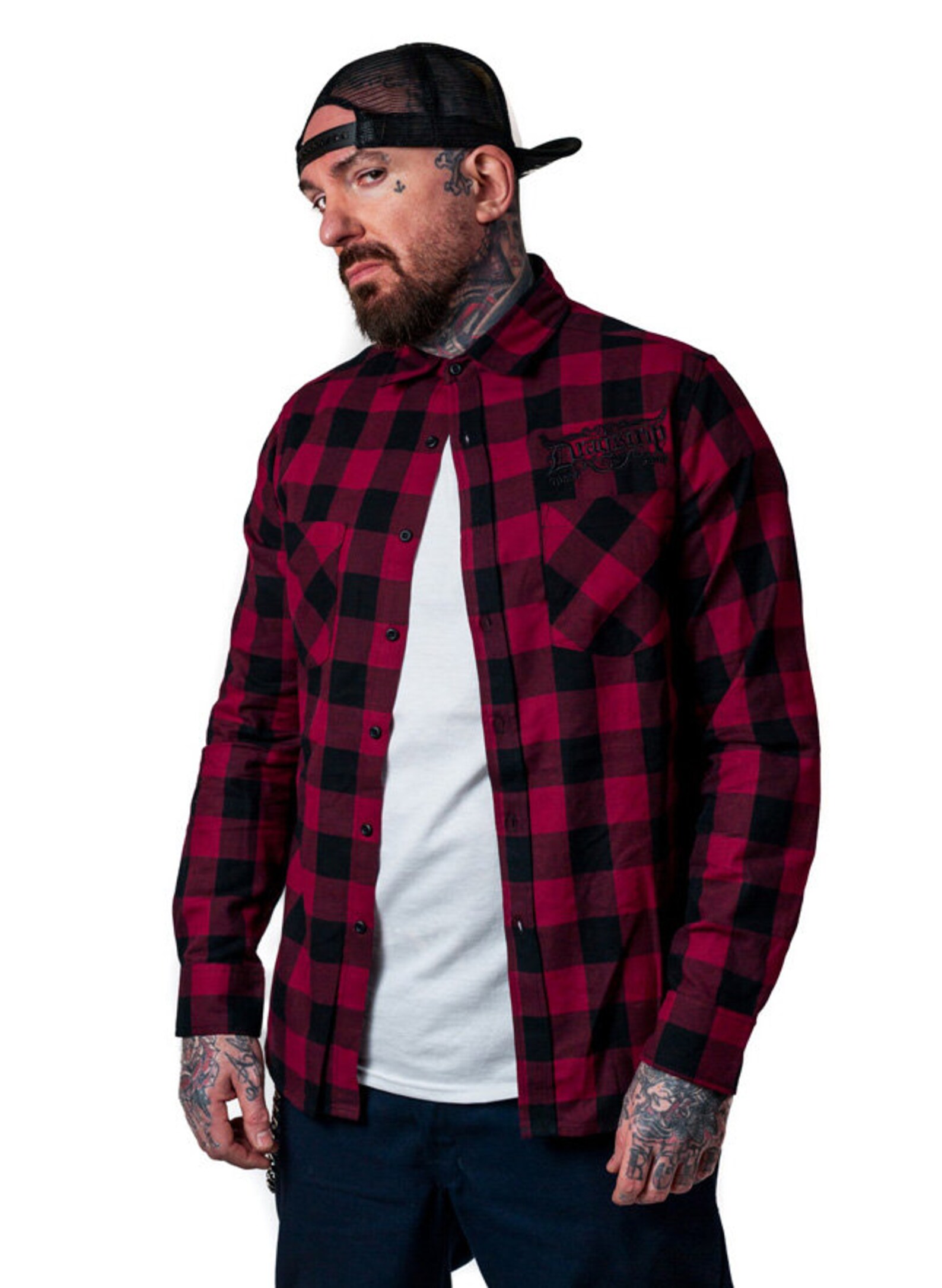 Dragstrip Kustom Checkered Lumber Jack Shirt in Black & - Etsy