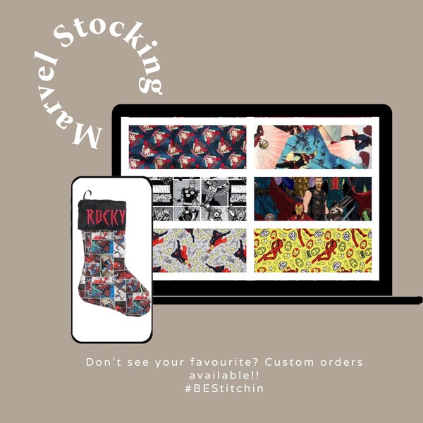 Iron Man Stocking - Etsy