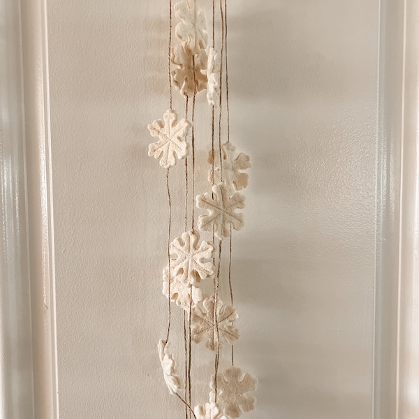 Snowflake Garland - Etsy