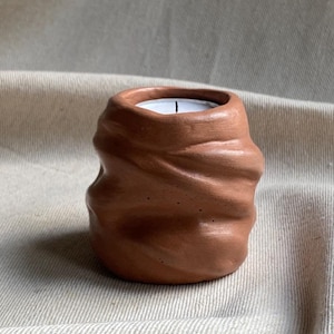 FORMA II - Concrete Candle Holder | Decorative Candle Holder ...