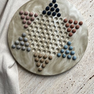 LUDUS | Concrete Handcrafted Board Game | Concrete Chinese Checkers ...