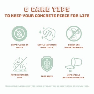 BULLA - Set of 4 Concrete Coasters | Concrete Candle Tray | Soap Dish ...