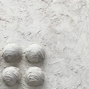 3D Abstract Plaster Wall Art | Fluted | 3d Wall Art | Plaster Art ...