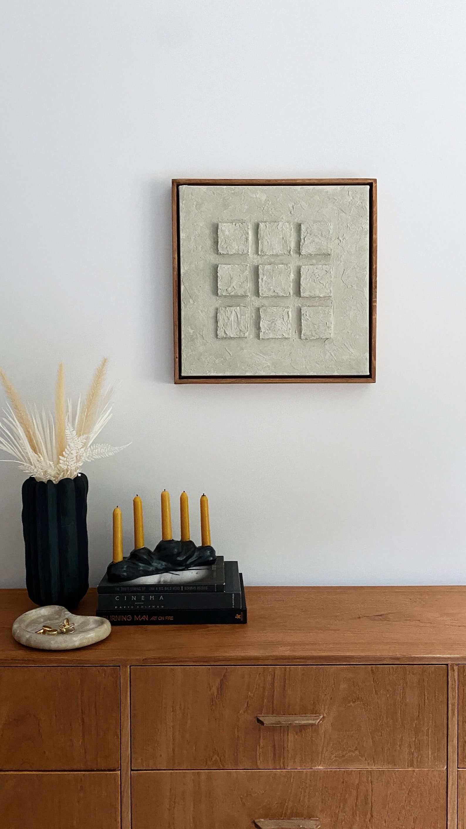 Matte Mint Abstract Plaster Art | 3d Wall Art | Plaster Art | Plaster ...